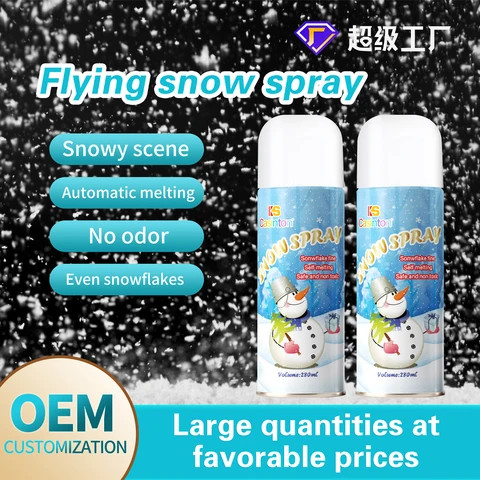 Buy 2024 New Years Party Snow Spray Carnival Decorated With White Snow ...
