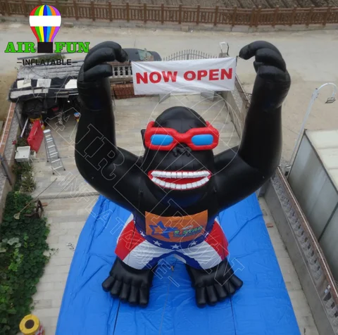 Buy 25ft 7.6m Tall Giant Advertising Inflatable Gorilla, Large ...