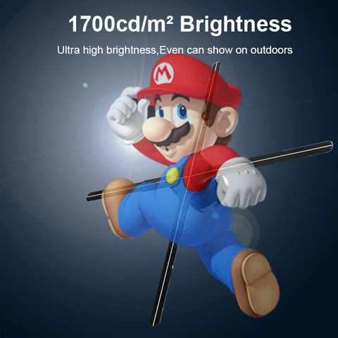 Buy 75cm Hologram 3d Led Fan Spinning Holographic 3d Fan Display ...