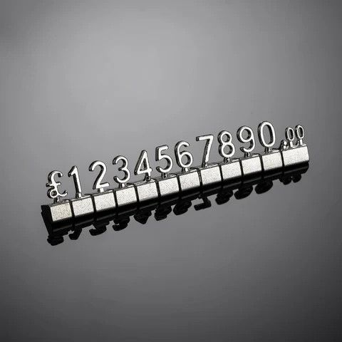 Buy Adjustable Gold Mini 3d Metal Price Tag Display Rack For Jewelry ...