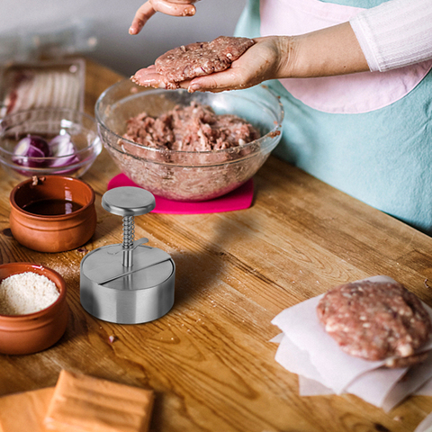 Buy Adjustable Homemade Kitchen Stainless Steel Hamburger Diy Tools ...