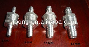 Buy Aluminium 8mm, One Way Non Return Fuel Line, Check Valves, Petrol ...