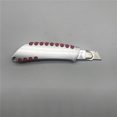 Buy Aluminium Rubber Handle Sliding Blade Snap Off Safe Cutter Slide ...