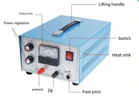 Buy Automatic 50a Desktop Handheld Touch Welding Spot Welding Machine ...