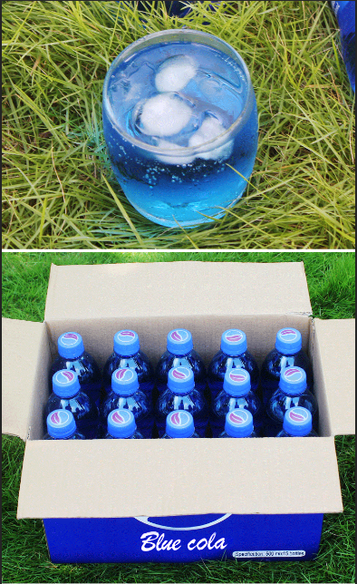 Buy Blue Cola Soft Drinks Original Cola China Cola Carbonated Beverage ...