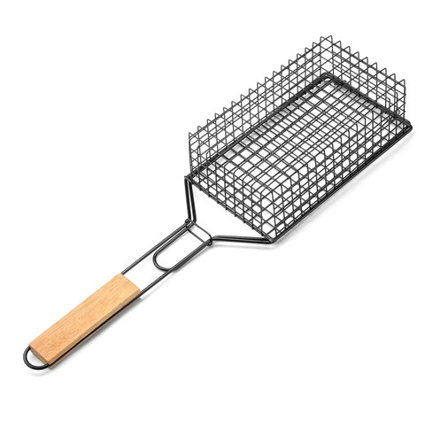 Buy Bq-1153 Non-stick Deep Chips Bbq Basket Reusable Barbecue Grill ...