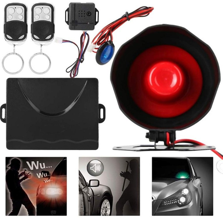 Buy Car Alarm System Remote Central Locking Kit With Immobiliser Host ...