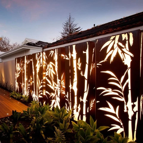 Buy Corten Steel Facade Cladding Premium Quality Customized Pattern ...