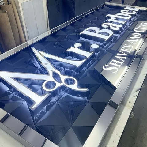 Buy Custom 3d Sign Board Restaurant Sign Board Design Acrylic Channel ...
