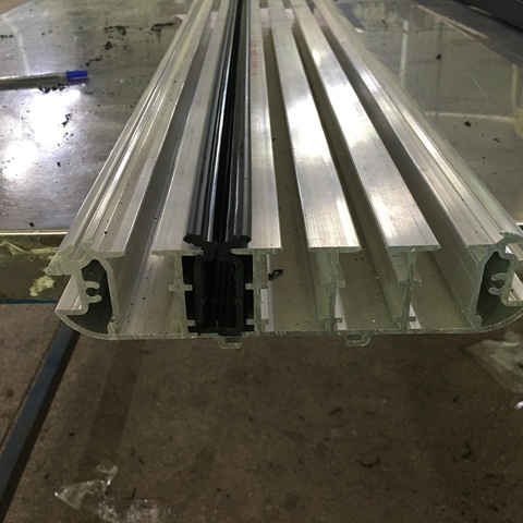 Buy Custom Black Ppo Plastic Extrusion Profile Channel Pvc Abs Pmma Pc ...