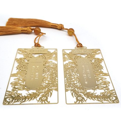 Buy Custom Free Sample Bookmarks 3d Gold Metal Bookmark from Shenzhen ...