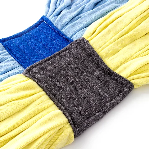 Buy Custom Professional Commerical Microfiber Strip Tube Wet Mop ...