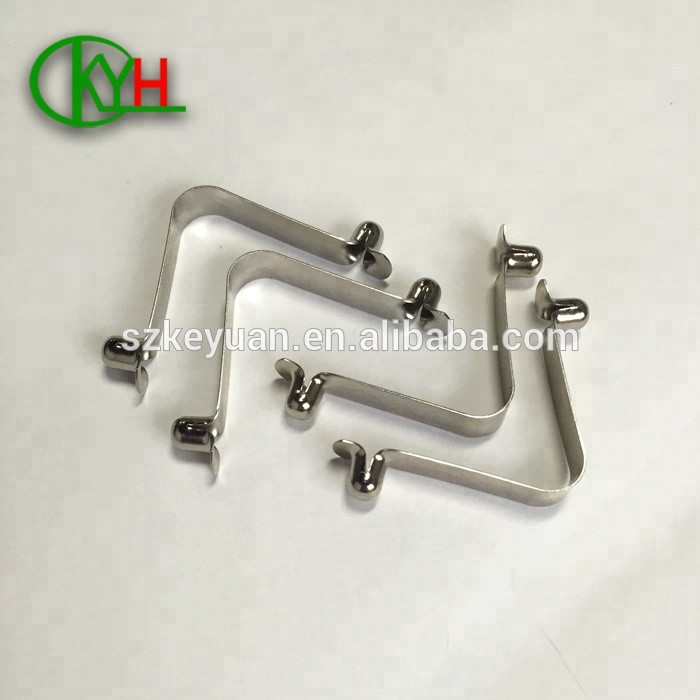 Buy Custom U-shape Steel Flat Metal Spring Clips from Shenzhen ...