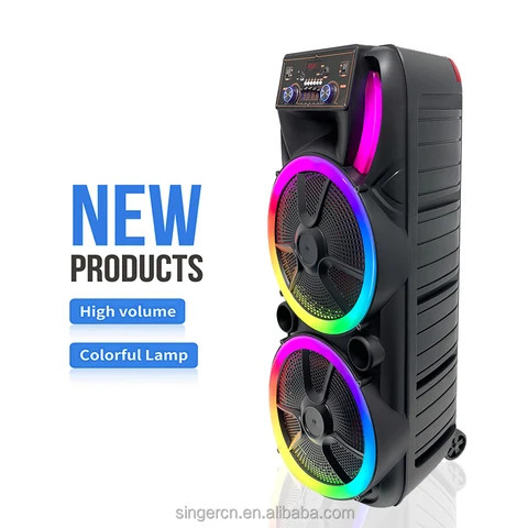 Buy Dr-1506 New Partybox Dual 15 Inch Party Light Led Stereo Wireless ...