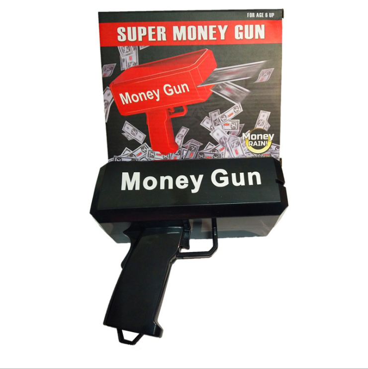 Buy Electric Burst Money Spray Gun Toy Gun Creative Decompression ...