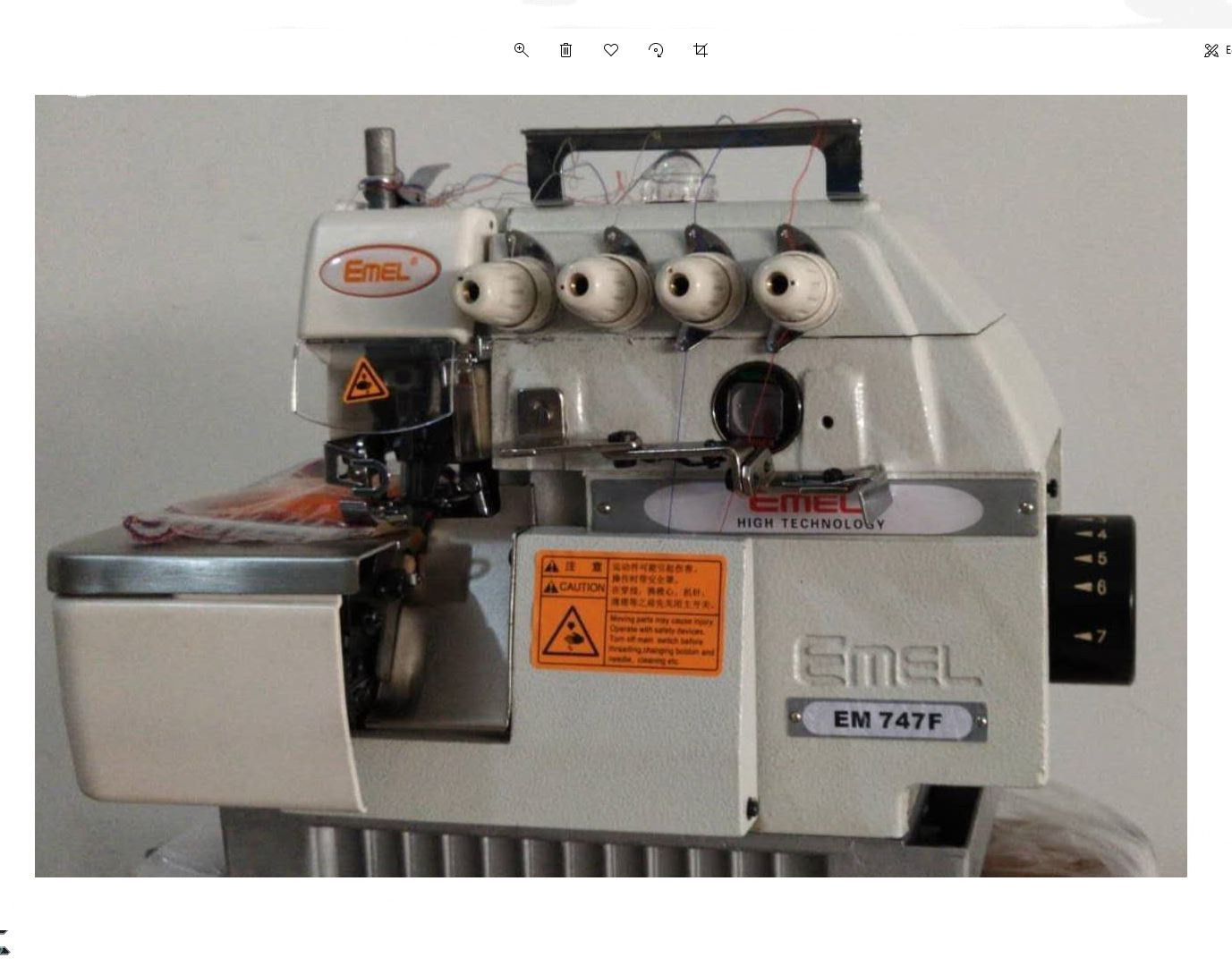Buy Emel Brand High Speed 747 Overlock Sewing Machine from SHERAV (H.K ...