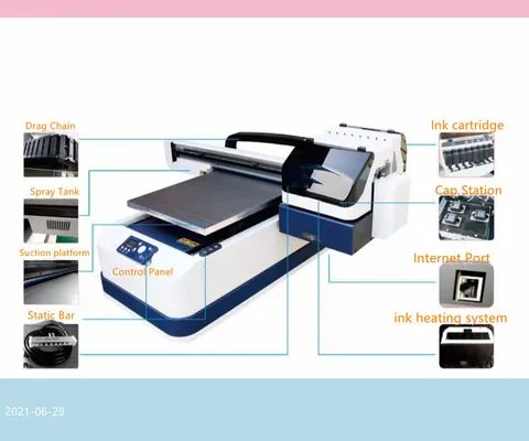 Buy Eps 3200 3 Printheads Uv Printer 6090 Flatbed With White Color Cmyk ...
