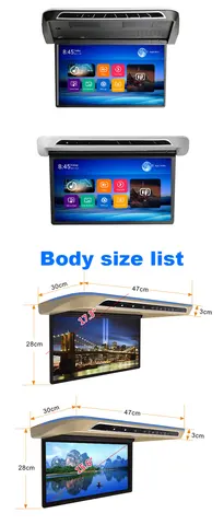 Buy Function Roof Universal Car Tv Screen Bluetooth-enabled Car ...