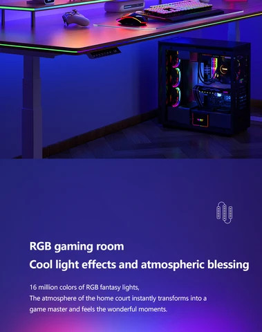 Buy Gaming Room Decoration Rgb Color Changing Computer Display Monitor ...