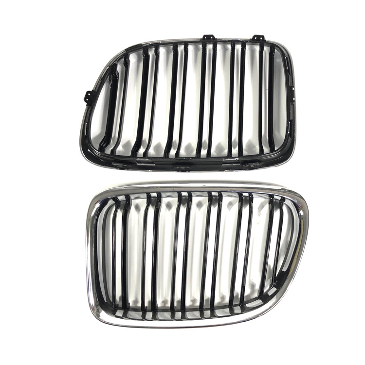 Buy Guaranteed Quality Unique Double Slat Chrome Black Abs Bumper Car ...