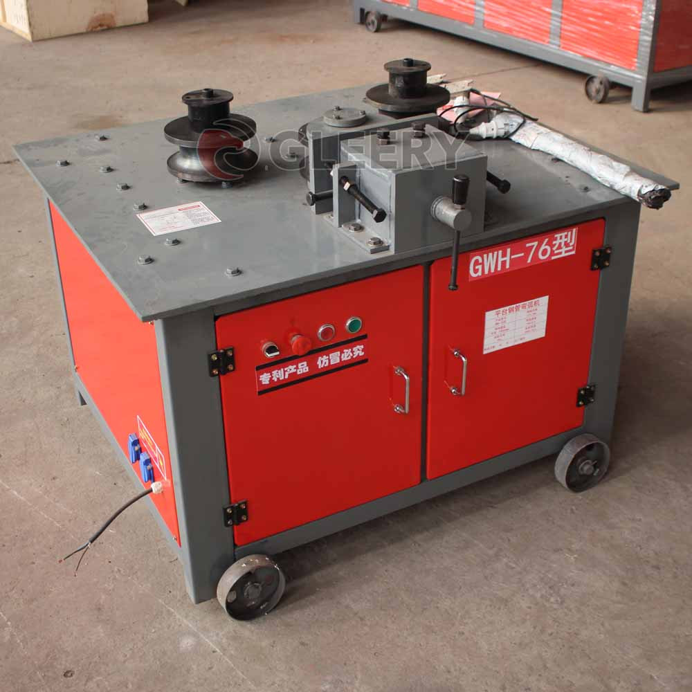 Buy Gwh-50/76/100 Model Angle Iron Bending Rolling Machine Steel Tube ...