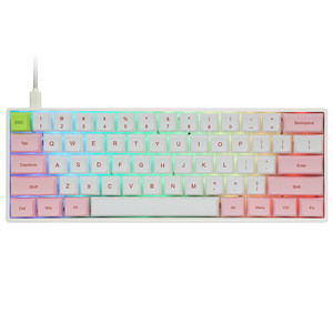 Buy Hi-end Pbt Colors Keycap Water Proof 61 Keys Programmable Rgb ...
