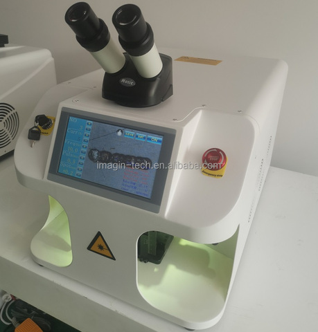 Buy High Precision Jewelry Argon Spot Microscope Welding Laser Machine ...