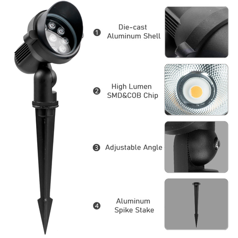 Buy Ip65 Landscape Garden Rgb Spot Light Waterproof Outdoor Led Garden ...