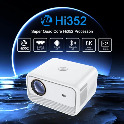 Buy Mini 4k Small Smart Android Projector Home Theater Touch Pico ...