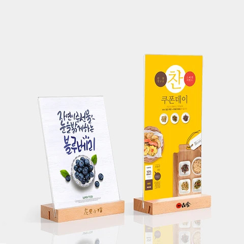 Buy Mini Desktop Acrylic Table Stand Customizable Roll Pull Banner ...