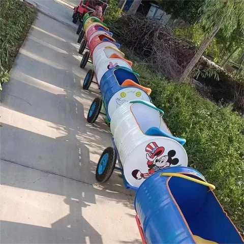 Buy Mini Electric Ride-on Train Set For Kids Battery-powered Trackless ...