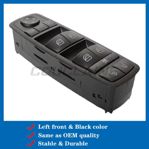 Buy Oe 1698206610 Auto Window Lifter Switch Front Left And Black Color ...