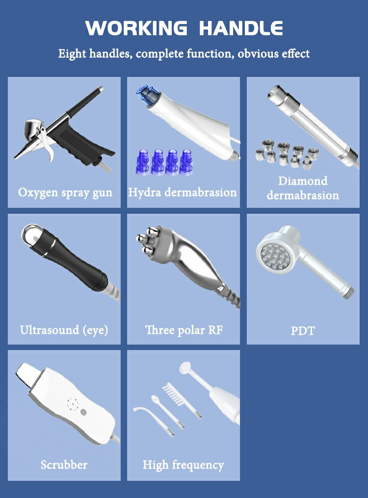 Buy Original High Frequency Oxygen Facial Bubble Machine Hydro Peeling ...