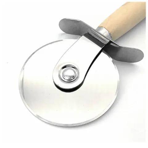 Buy Pizza Slicer Cutter Wheel With Sharp Angled Stainless Steel Blade ...