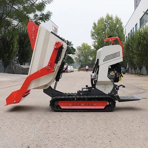 Buy Popular Diesel Engine Rubber Mini Dumper 250kg Little Dumper Garden ...