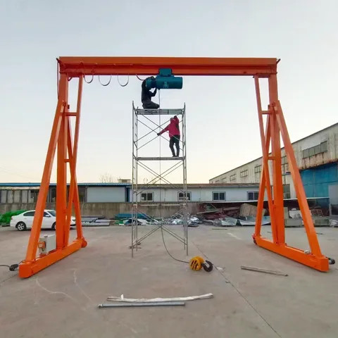 Buy Portable A-frame Gantry Crane, Mobile Gantry Cranes 1ton 2ton 3ton ...
