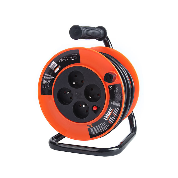 Buy Power Reel 25m*1.0 Sizes Electric Retractable Cable Reel European ...