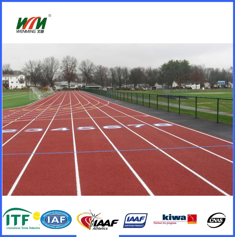 Buy Pu Rubber Running Tracks Field Surface Material Price from Company ...