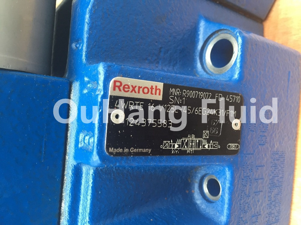 Buy Rexroth Proportional Servo Valve 4wrte 16 V125l-45/6eg24k31/f1m ...