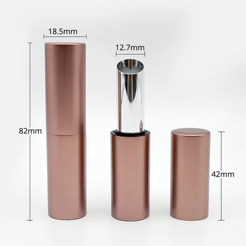Buy Rose Gold Refilled Lipstick Empty Attractive Metal Lipstick ...