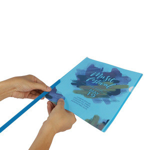 Buy School Decoration A4/a5/b4/b5 Clear Recycled Plastic Flat File Clip ...