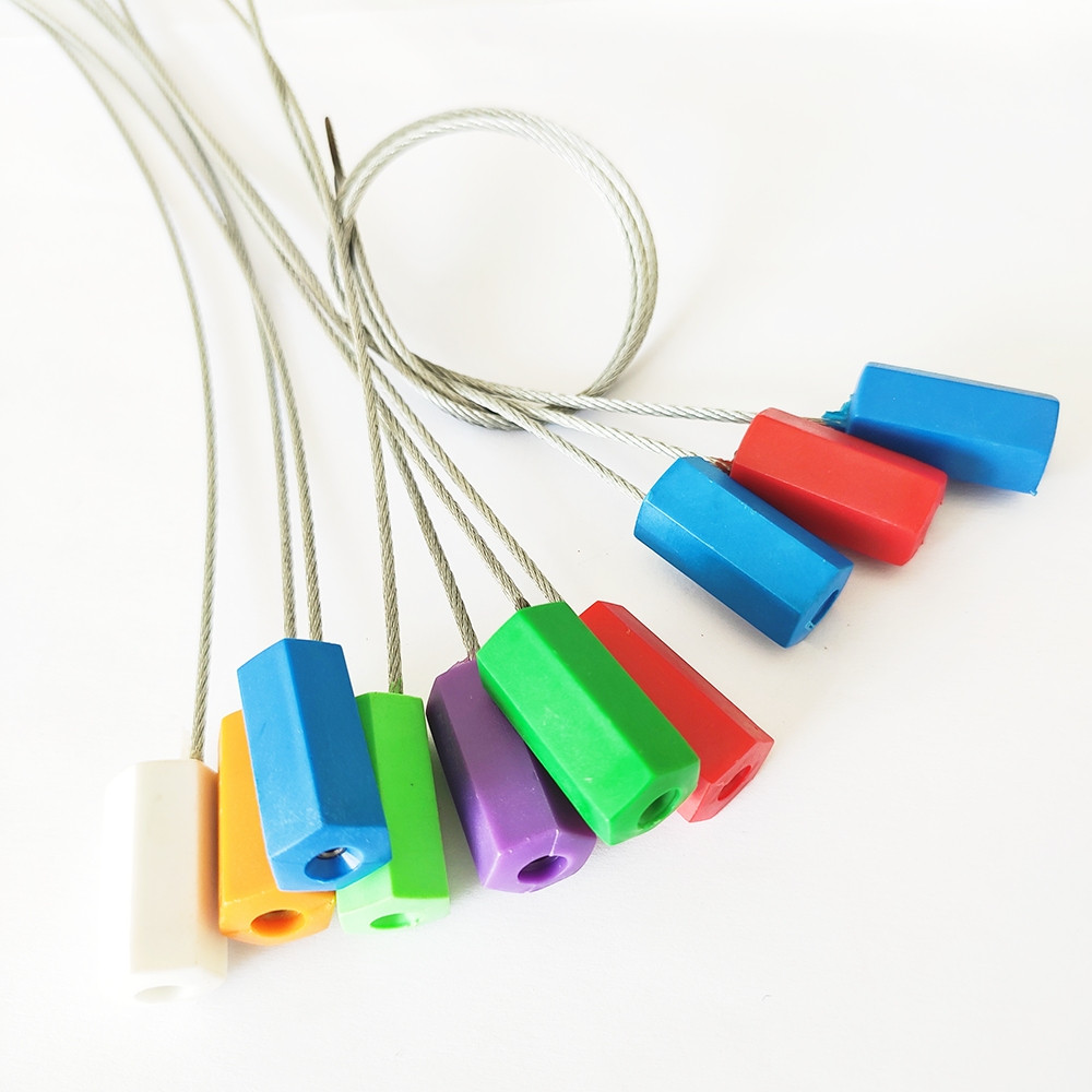 Buy Self-locking Cable Seal Plastic Covered Adjustable Length Cable ...