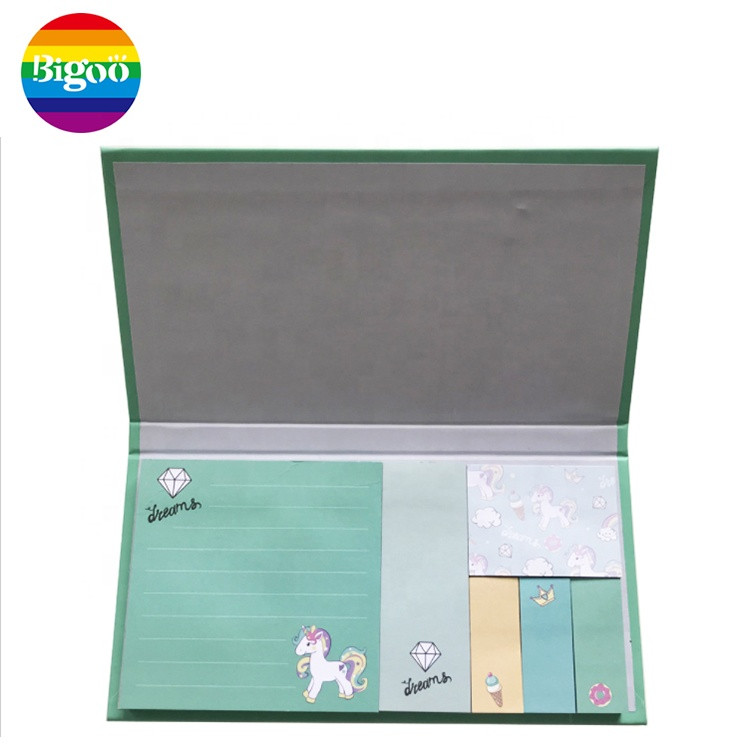 Buy Set Of Stationery With Sticky Notes Gift Box Packing Assorted Size ...