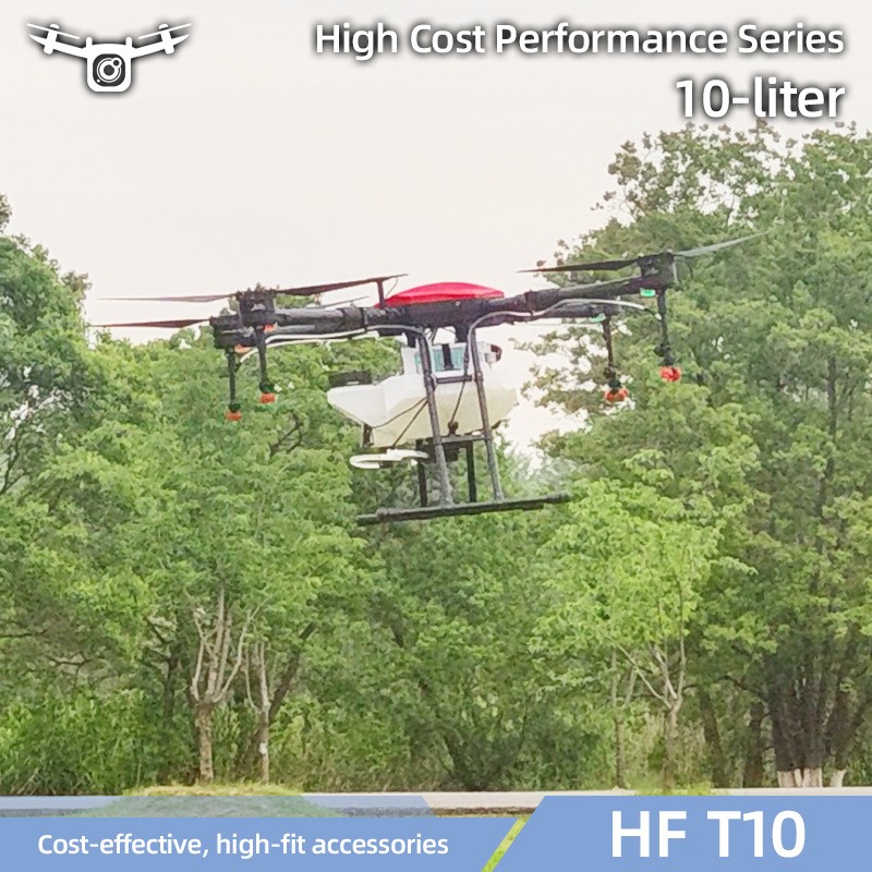 Buy T10 Quad-axis 10l Agriculture Spray Drone Frame Kit 10kg Brushless ...