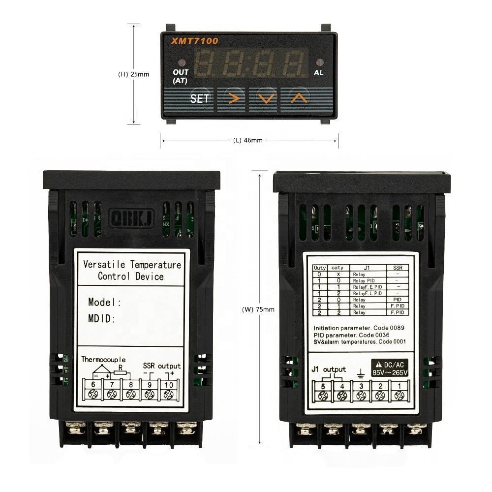 Buy Temperature Instruments - Xmt7100 Pid Temperature Controller 1 32din Digital C Red Led ...