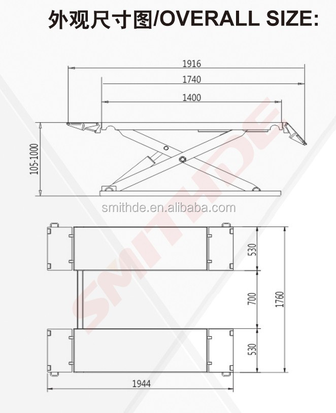 Buy Trolley Wheel Alignment Car Hoist With Ce Certification Smdml from ...
