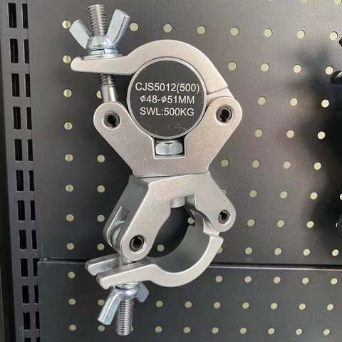 Buy Tube 48-51mm Load 500kg Pipe Clamp Truss Hook Aluminum Stage ...