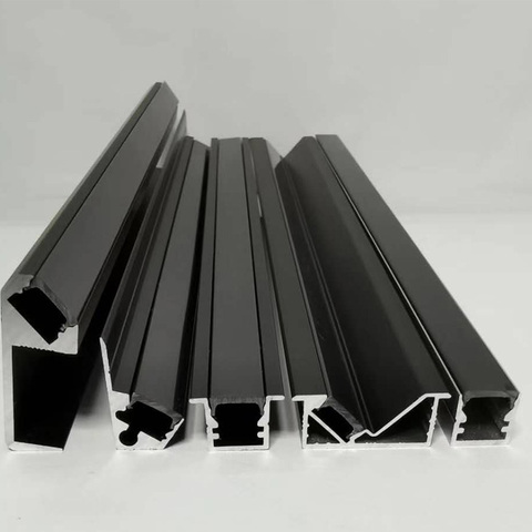 Buy Tube Channel Linear Kitchen Corner Glass Light Profiles Windowblack ...