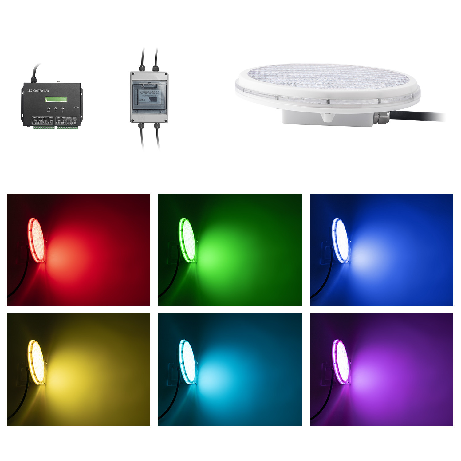 Buy Two-wire Dmx Decoding Circuit Design 12v Ip68 Abs Professional Rgbw ...