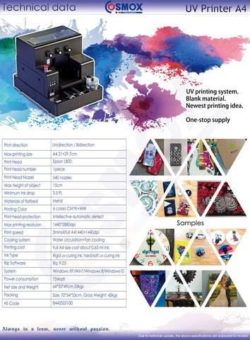 Buy Uv Printer Available For All Material A4 Mini Uv Digital Printing Machine Price For Phone ...